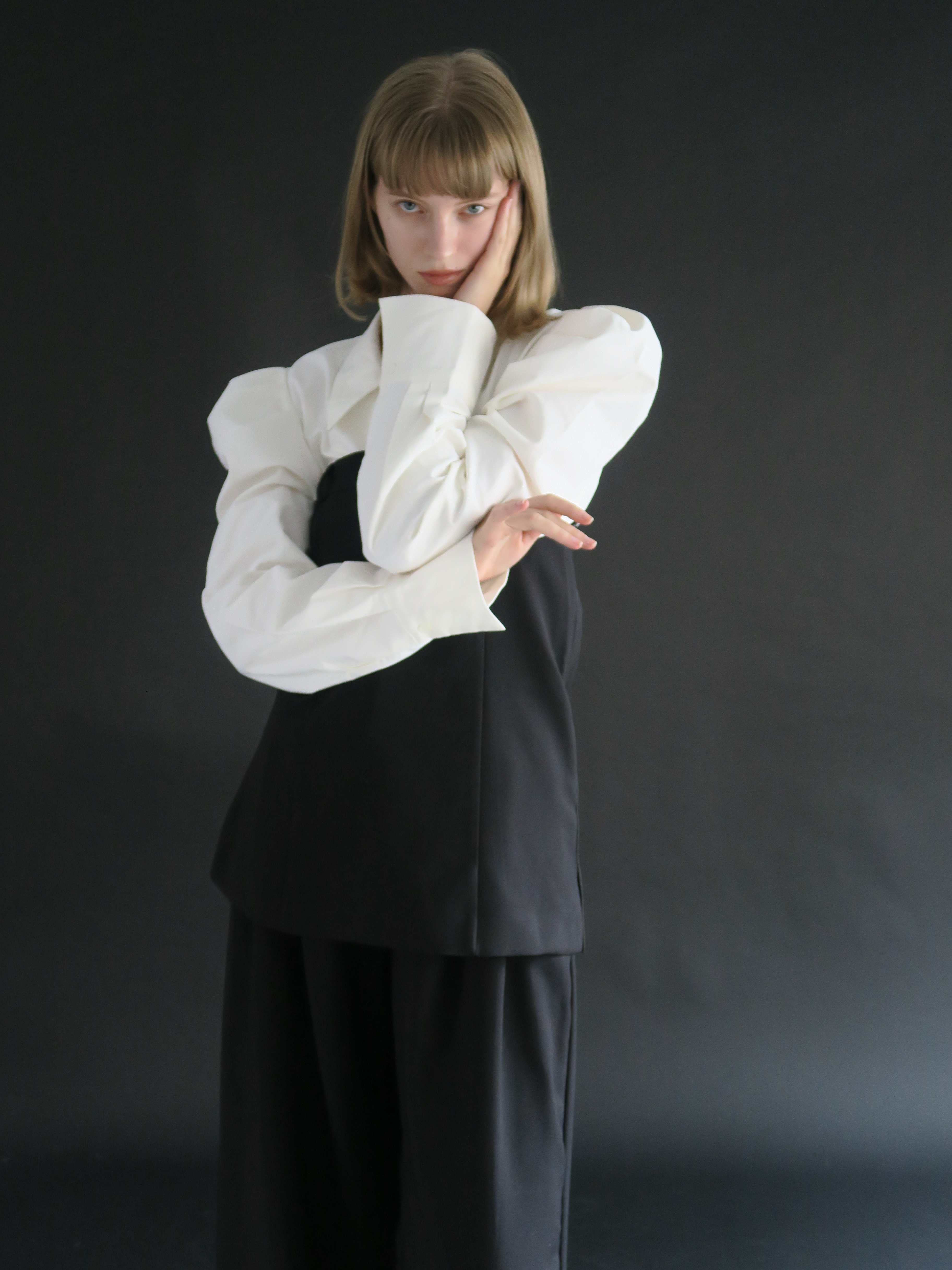 LONG SLEEVE PUFF BLOUSE – AMOMMA